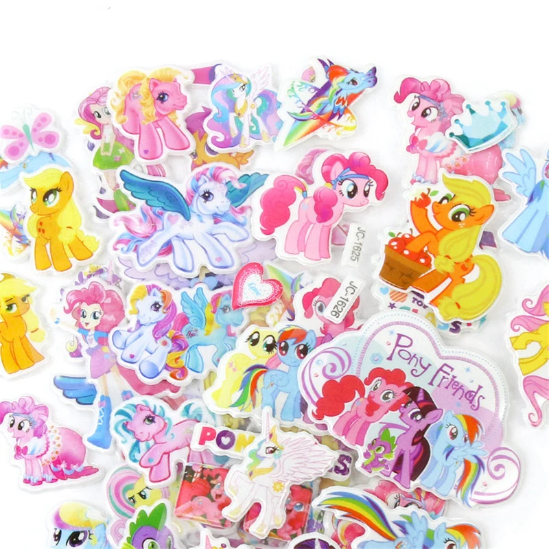 6-12-pcs-set-Disney-toy-sticker-Frozen-little-pony-Mickey-Pixar-Car ...