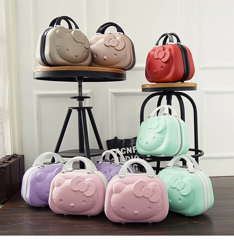 Cartoon Hello Kitty Makeup Cosmetic Case Box - KawaiiMerch.com