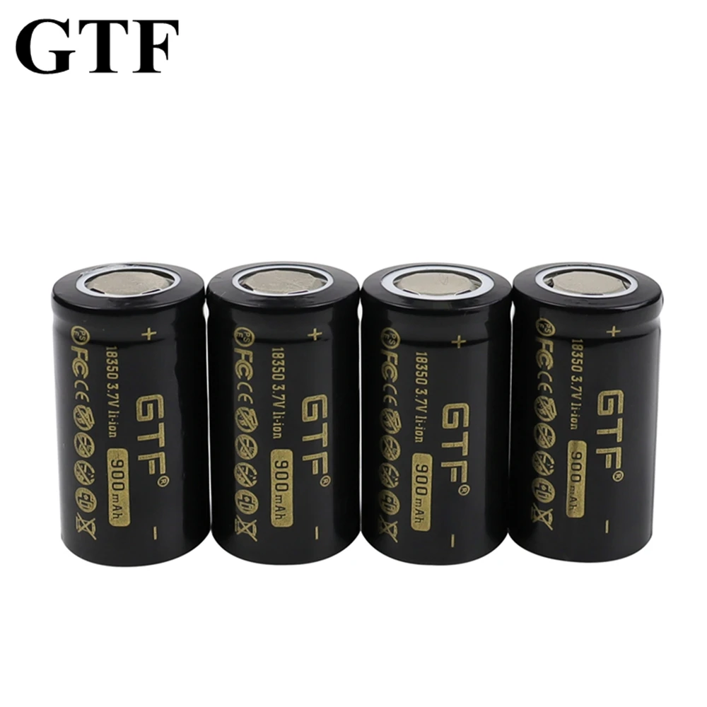 Gtf 18350 3.7v 900mah Lithium Ion Battery High Power 18350 Power ...