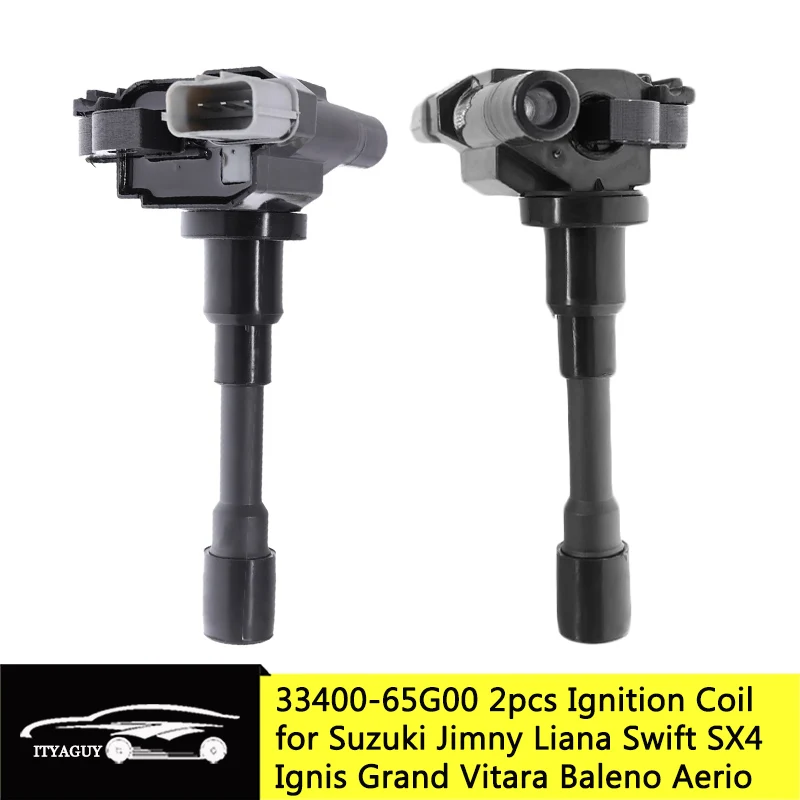 2 PCS Ignition Coil for Suzuki Jimny SX4 Liana Swift Ignis Grand Vitara ...