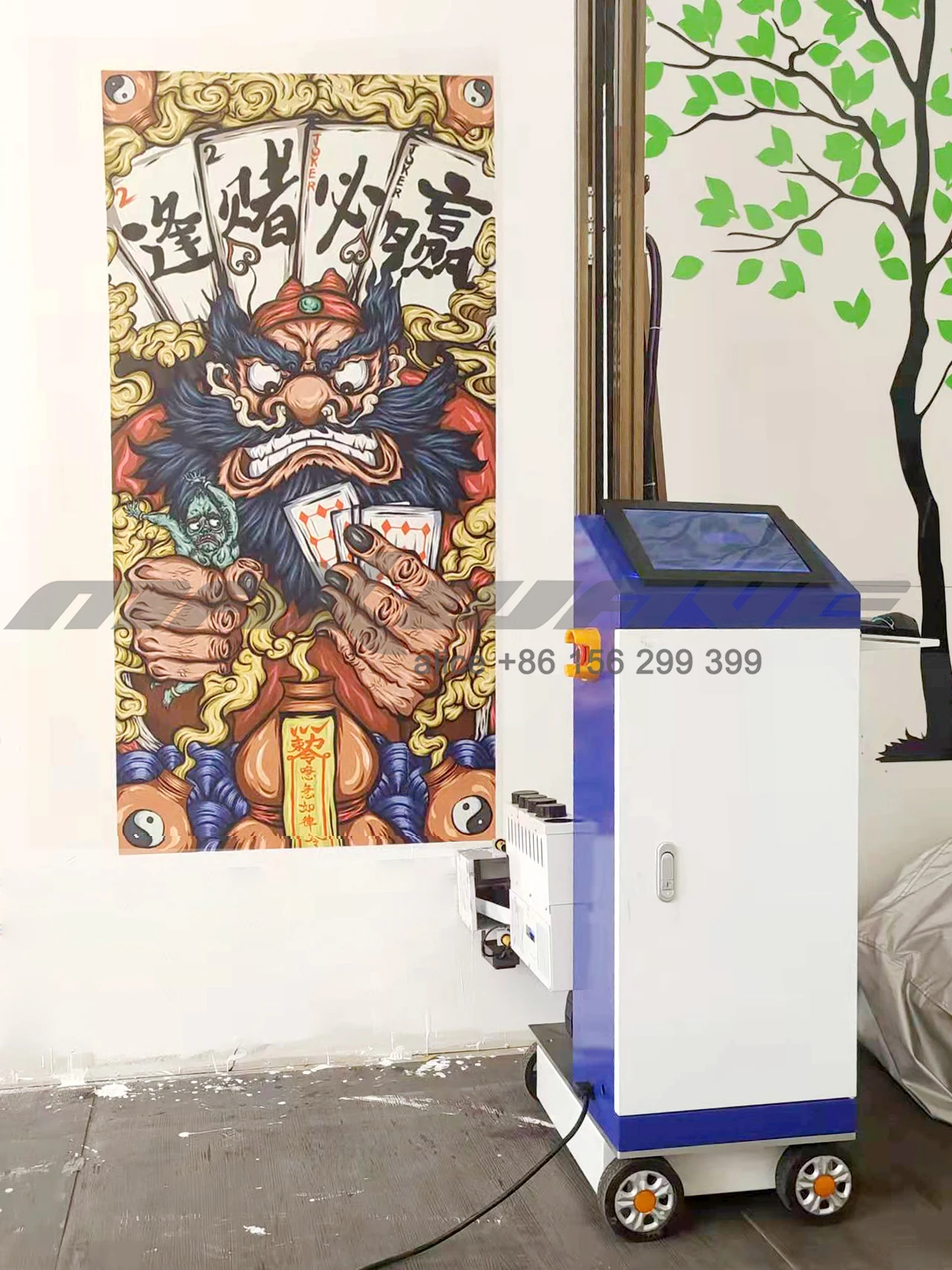 New Double Head Wheeled Wall Printer Portable Wallpen Wall Printing ...