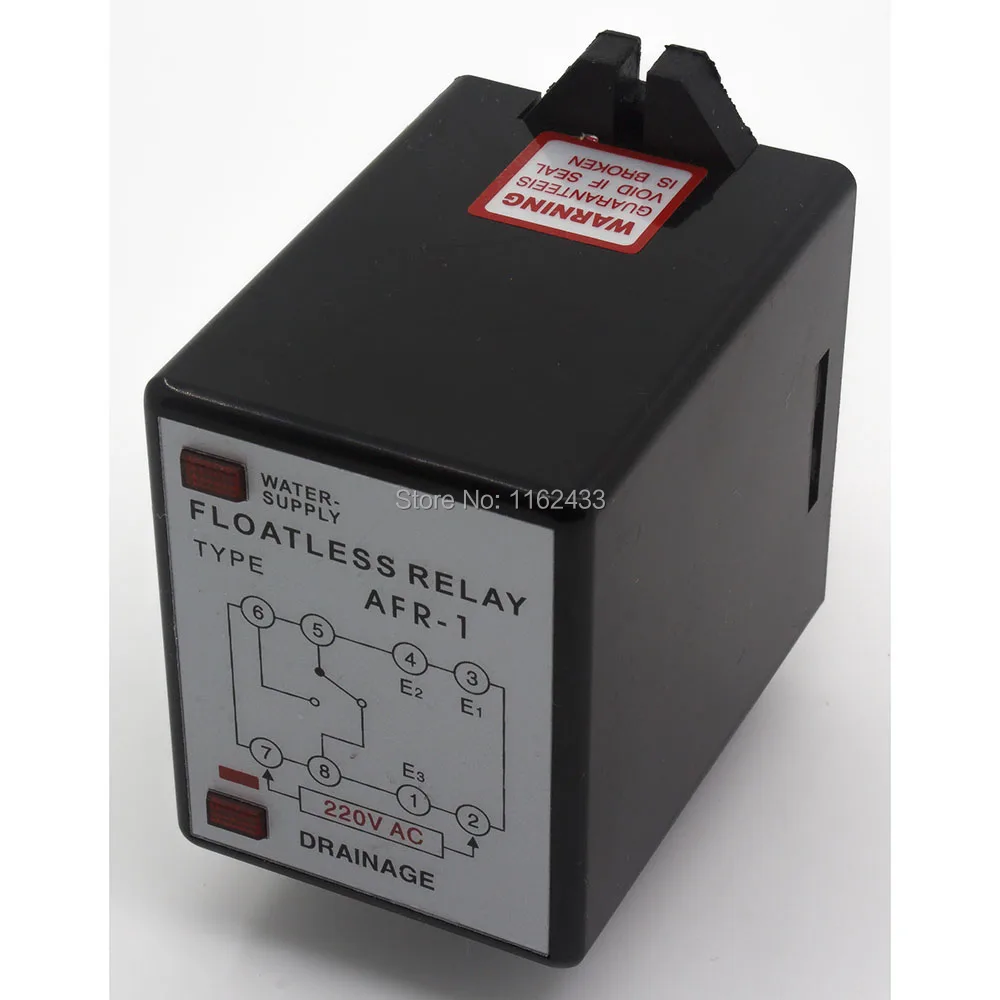 AFR 1 AC 220V floatless level relay / switch 220VAC|switch matrix|switch bulbswitch tank ...