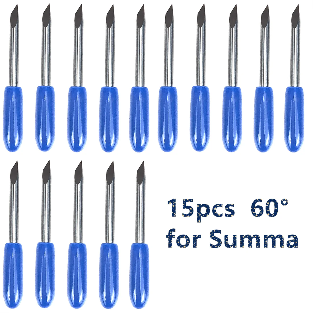 60 Degree 15pcs Summa Plotter Vinyl Cutter Knife Blades for Summa ...