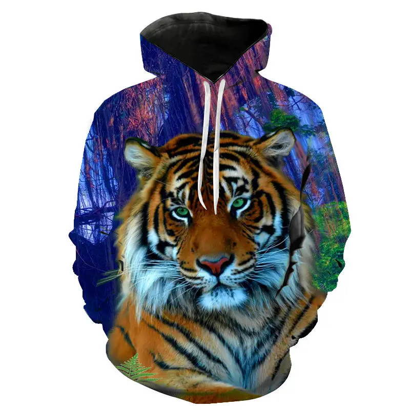 3D Tiger Hoodie – Siddeeq Studios