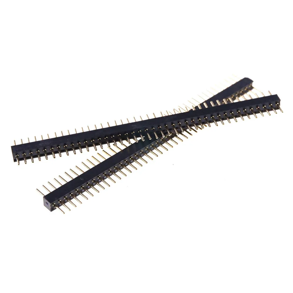 10pcs 0.050' 1.27mm Single row Machine Tooled Strip Male 1x40 Pin ...