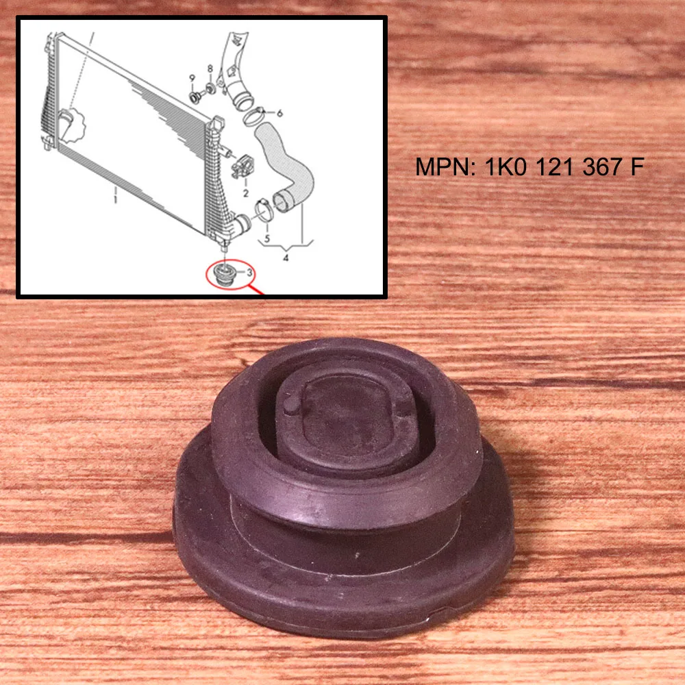 하부 라디에이터 마운트 1K0121367F 1K0 121 367 F AUDI TT A3 VW Passat B6 B7 Tiguan ...
