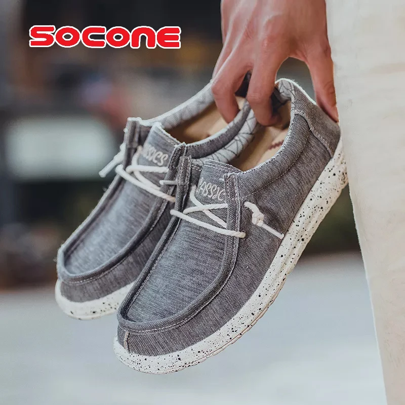 socone-men-s-shoes-one-step-stretch-loafers-casual-canvas-socks-loafers ...