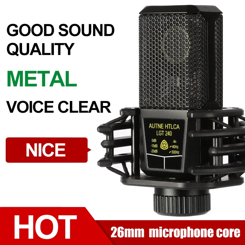 Condenser-Microphone-240-Recording-Microphone-Professional-Microphone ...
