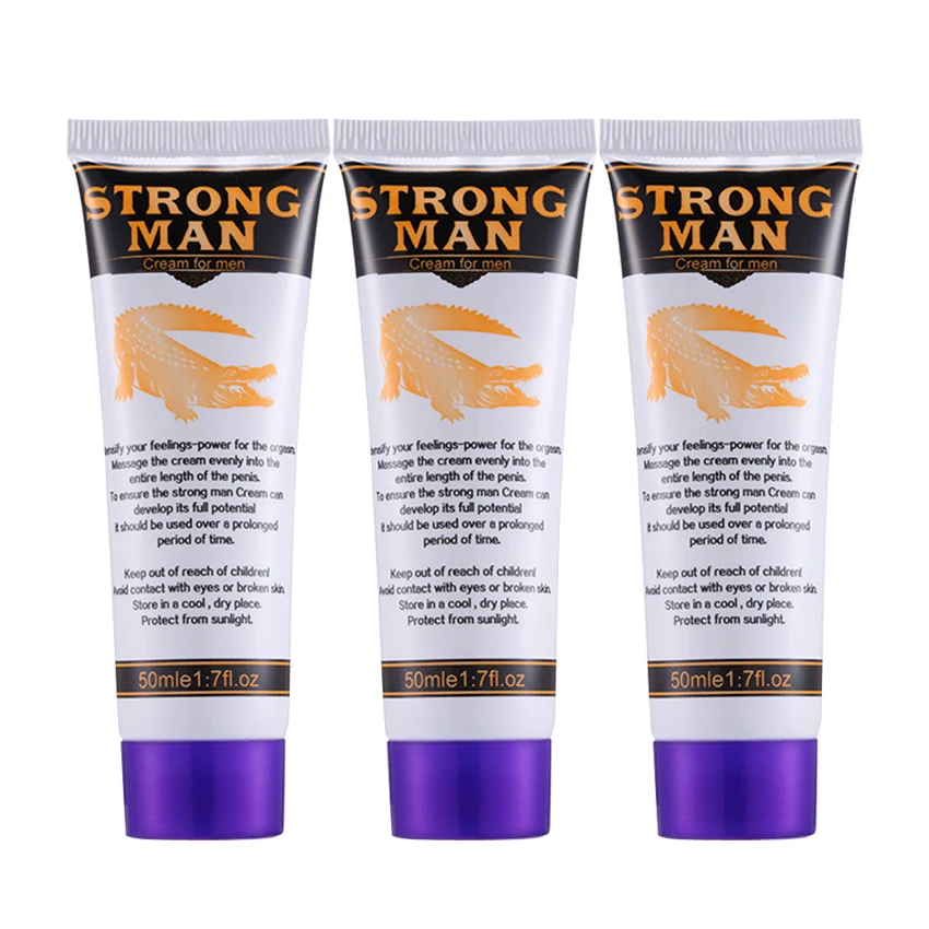 3pcs Strong Man XXL Big Dick Penis Enlargement Cream Male Penis ...