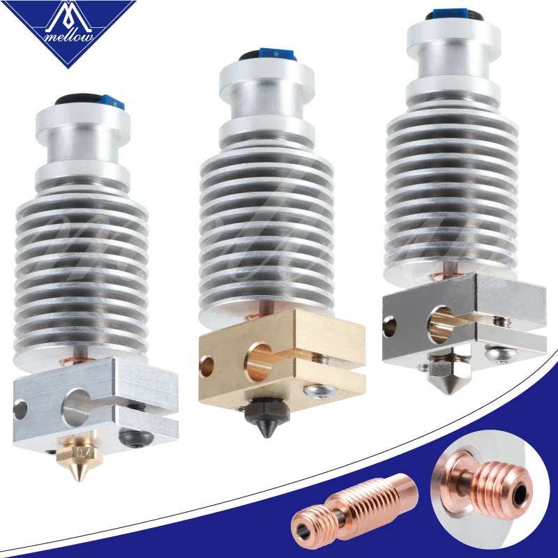 Mellow-All-Metal-NF-V6-Crazy-Voron-Bimetal-Heat-Break-J-head-Hotend ...