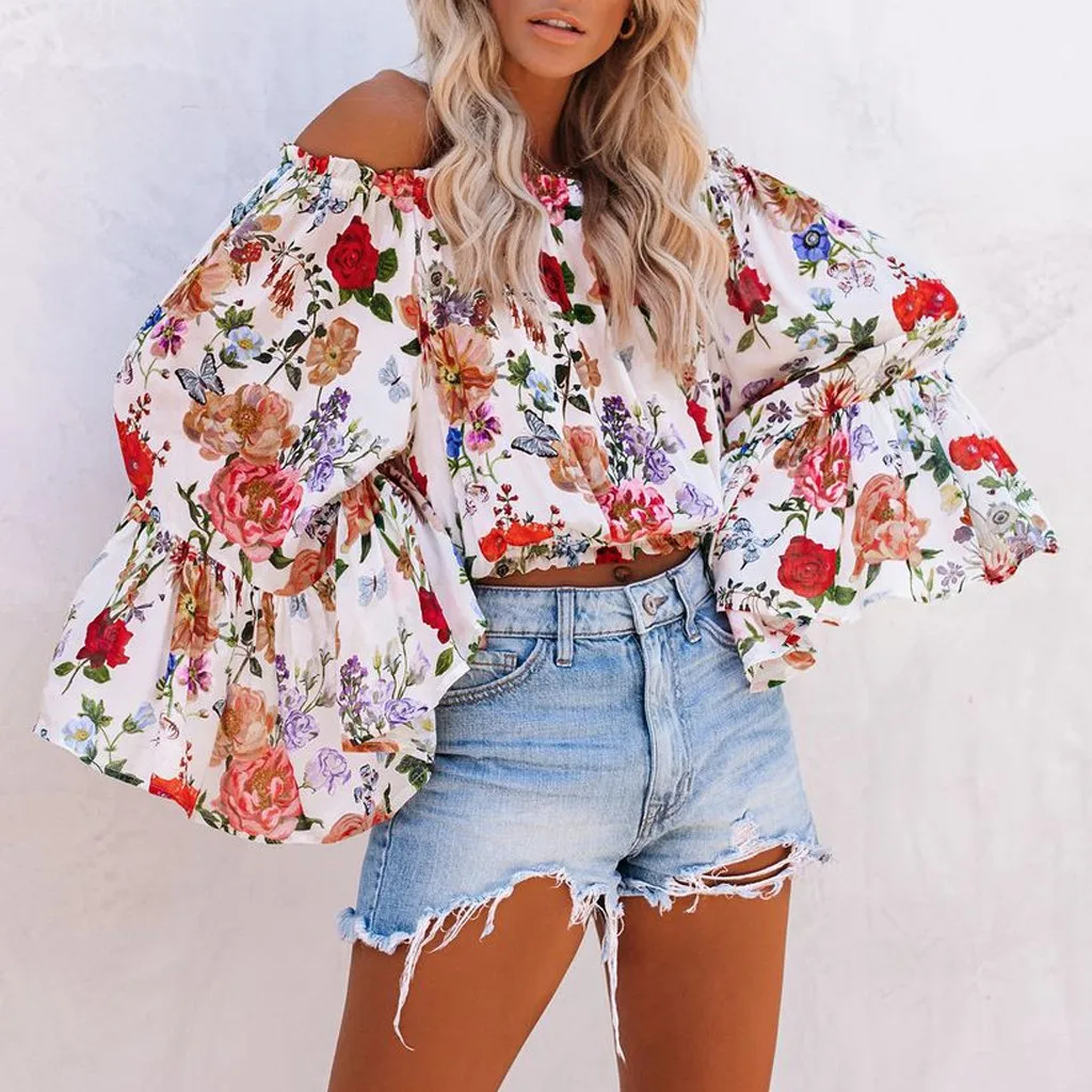 Plus Size Fashion Casual Oversized Women Blouses 2020 Spring Chiffon ...