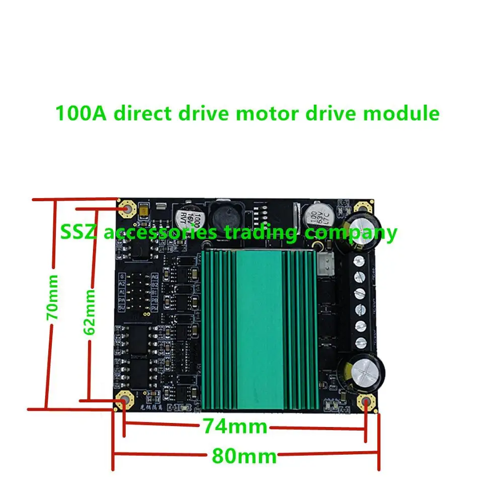 Motor Drive Module Dc Motor Drive 100a Dual Ultra-high Power H-bridge ...