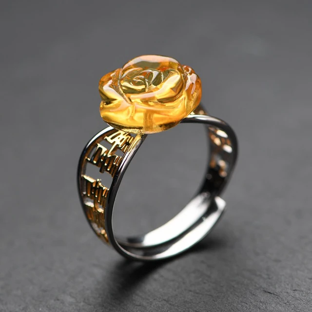 Amber Rose Wedding Ring
