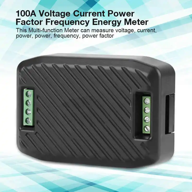 Peacefair 100a Multi-function Meter Voltage Current Power Factor ...