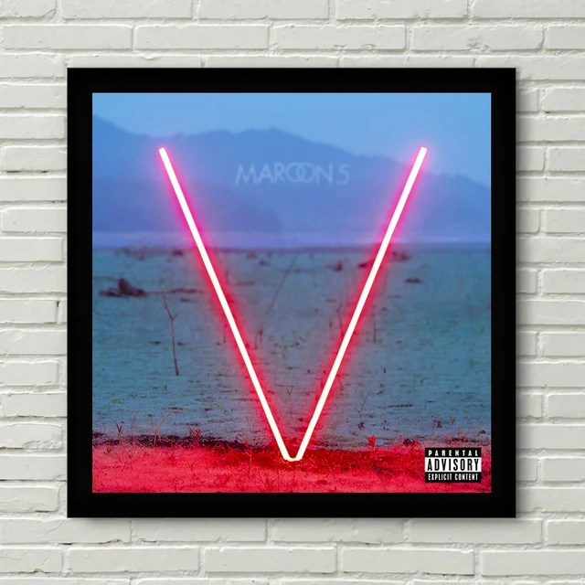 Maroon 5 V Album Cover Explicit
