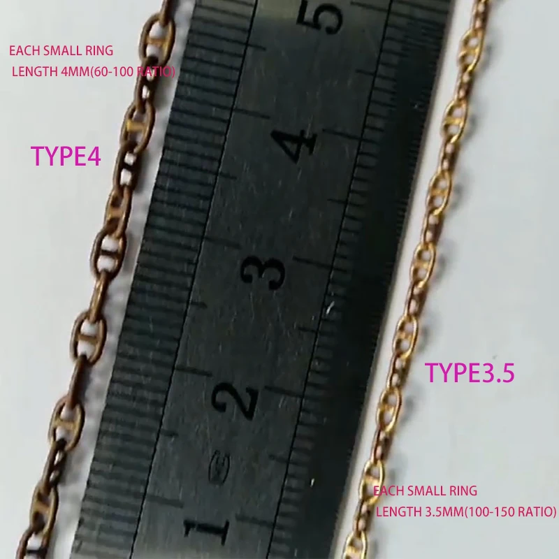 1PC-Anchor-chain-for-ship-model-Length-600mm-900mm-1-2m-Copper-Railing ...