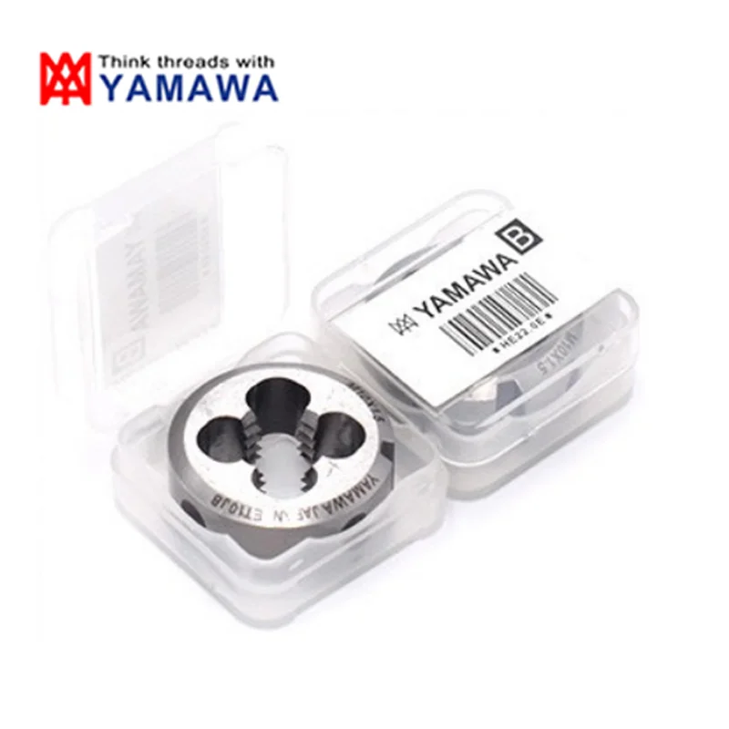 YAMAWA HSSE Fixed Round Die M2 M2.5 M3 M4 M5 M6 M8 M10 M12 M14 M16 X0.4 X0.5 X0.7 X0.8 X1 X1.25 ...
