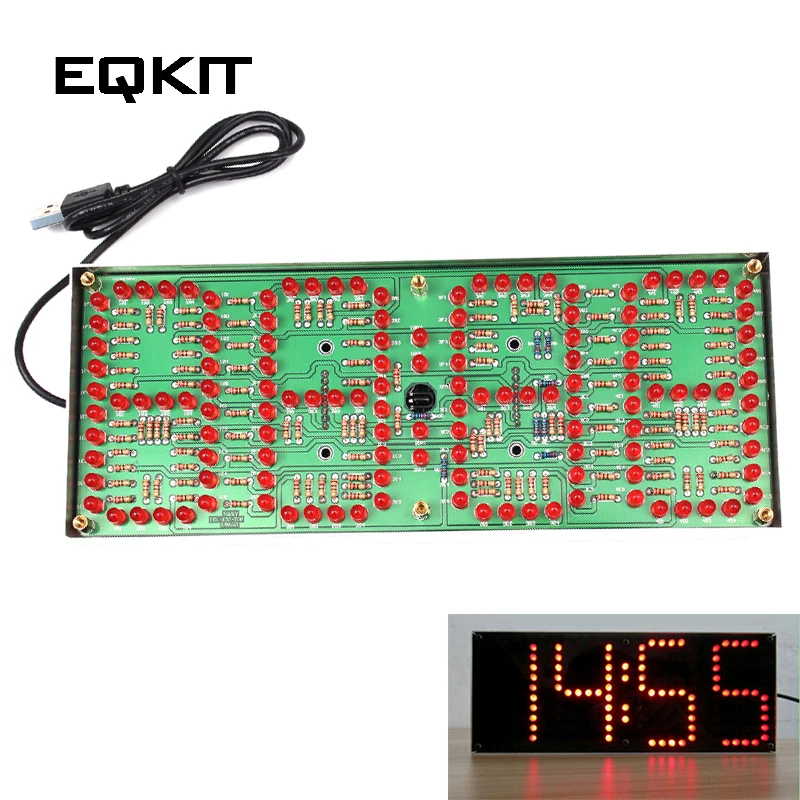 Diy Digital Clock Kit | Timer Digital Diy | Eqkit Clock | Clock Timer ...
