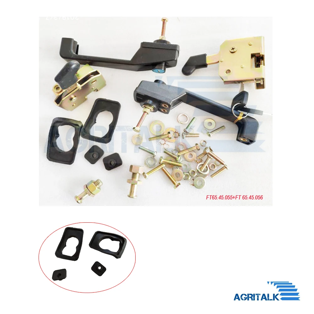set of door locks with rubber pads (old design) for Foton Lovol tractor ...
