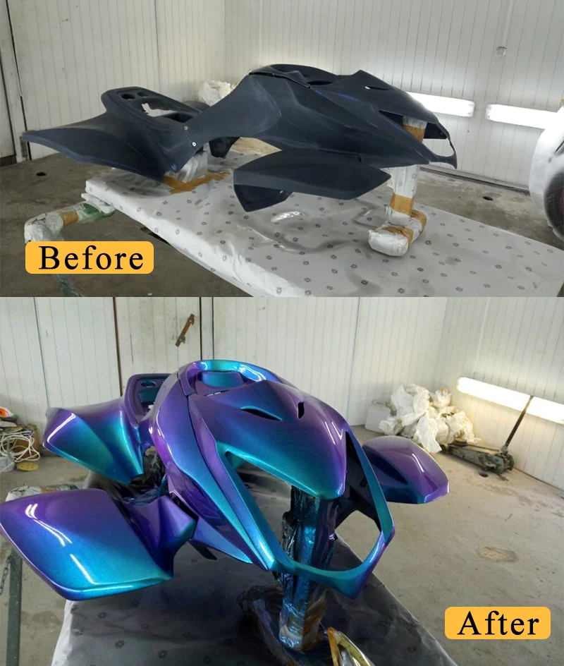 10g Polychromatic Chameleon Powder Pigment Coating Acrylic Paint Dust ...