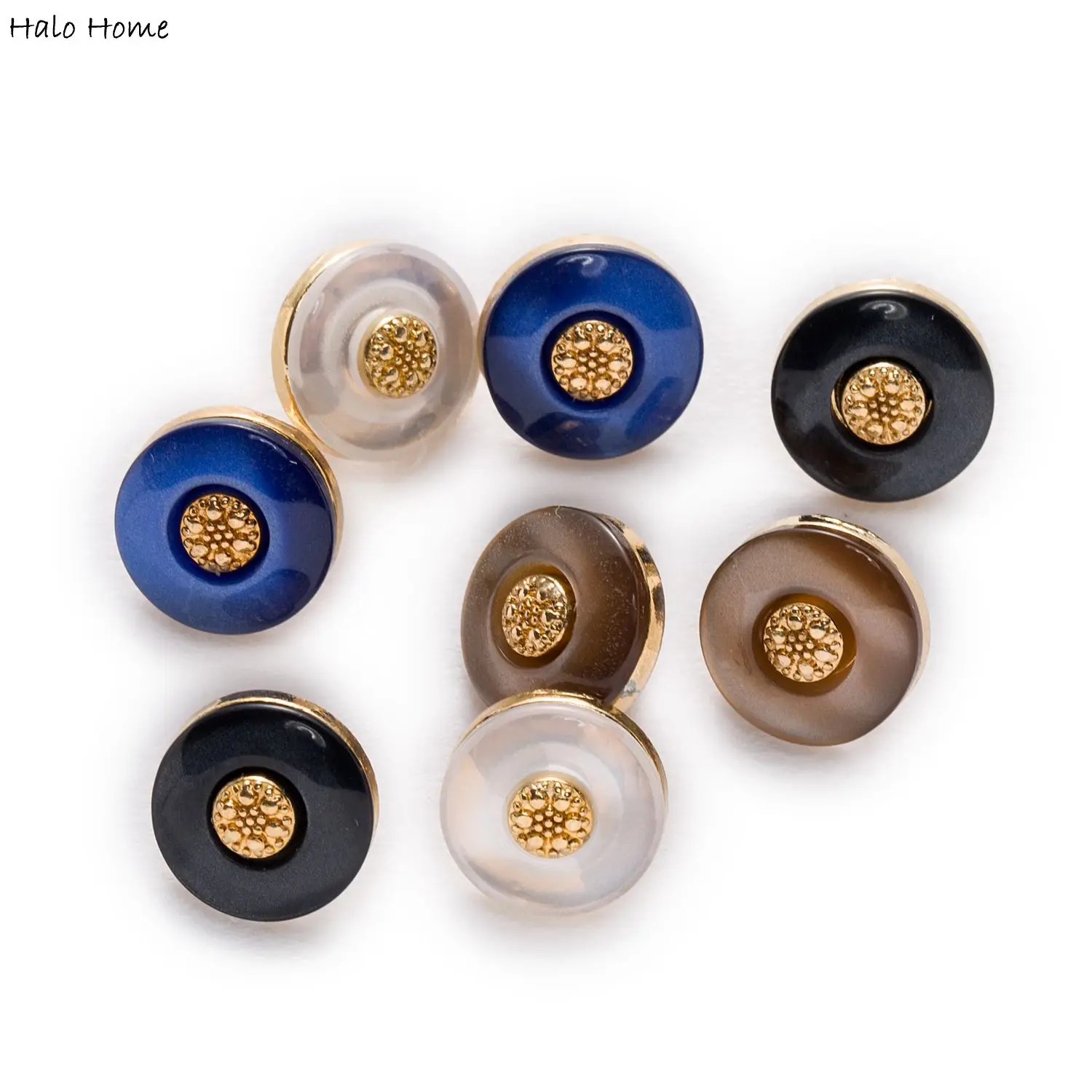 10pcs-Round-Metal-Shank-Buttons-Scrapbooking-Home-Clothing-Replace ...