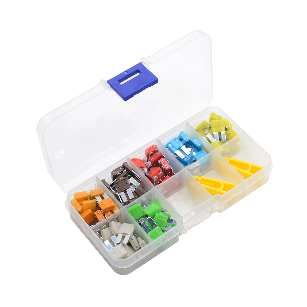 Fusible Voiture,1 jeu de fusibles universels pour voiture,12V 24V 32V ...