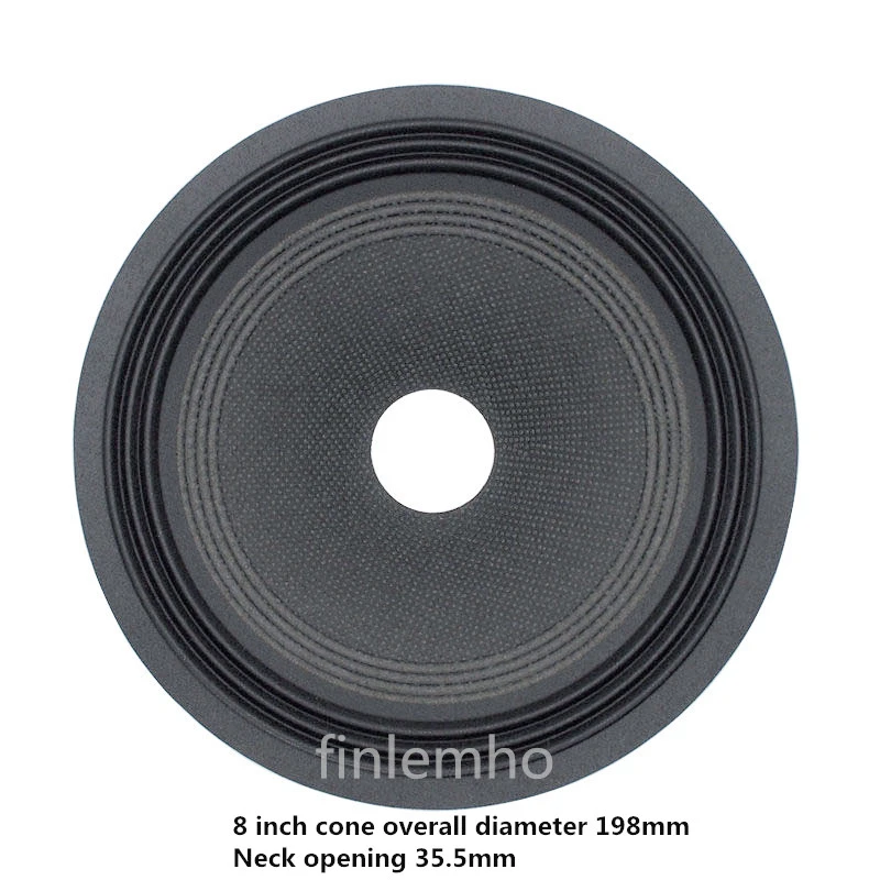1pc Speaker Woofer Paper Cone 8 Inch Cloth Surround Triple Rolls With ...