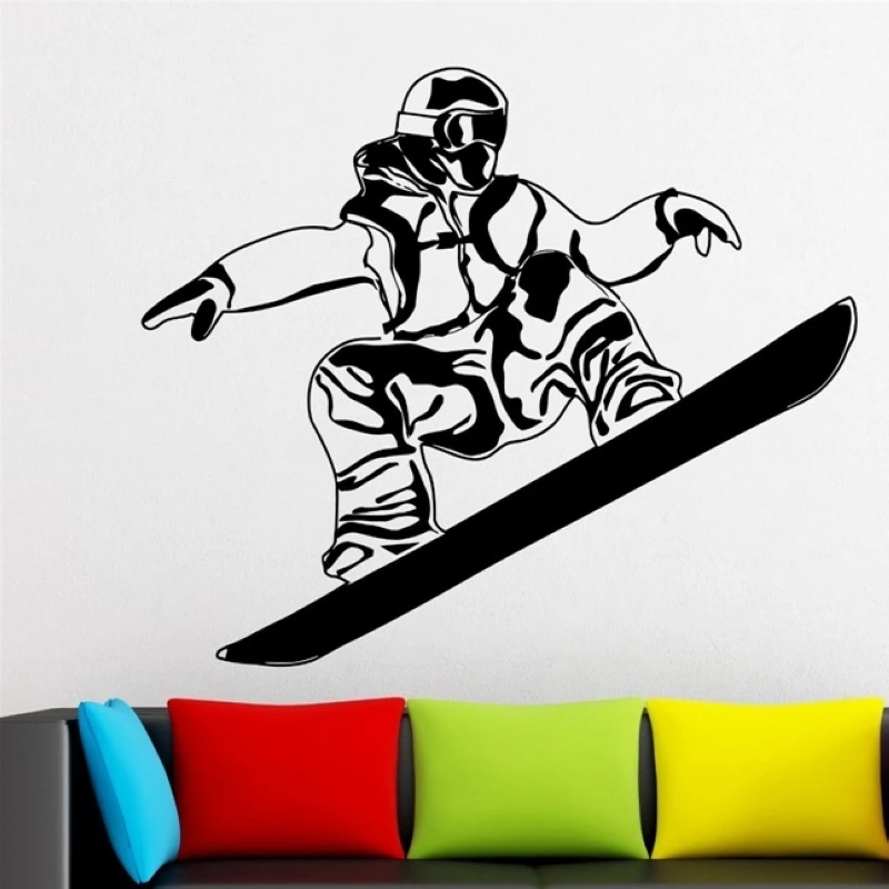 Ski-Car-Sticker-Snowboarding-Decal-Skiing-Posters-Board-Vinyl-Wall ...