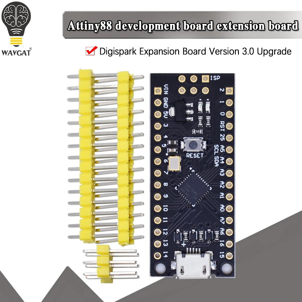Attiny88 Micro Development Board 16mhz /digispark Attiny85 Upgraded ...