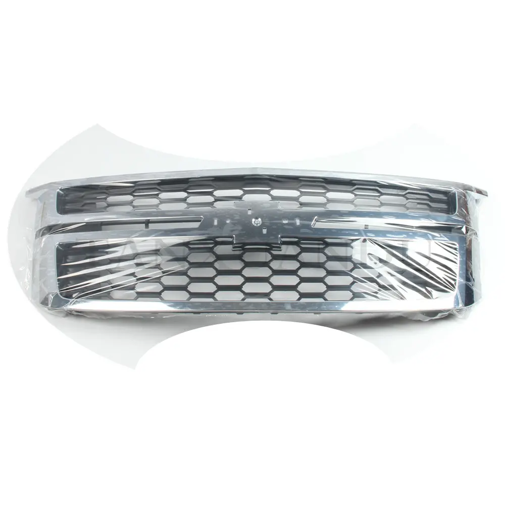 EE. UU. De cromo de nido de abeja de parachoques delantero del radiador ...