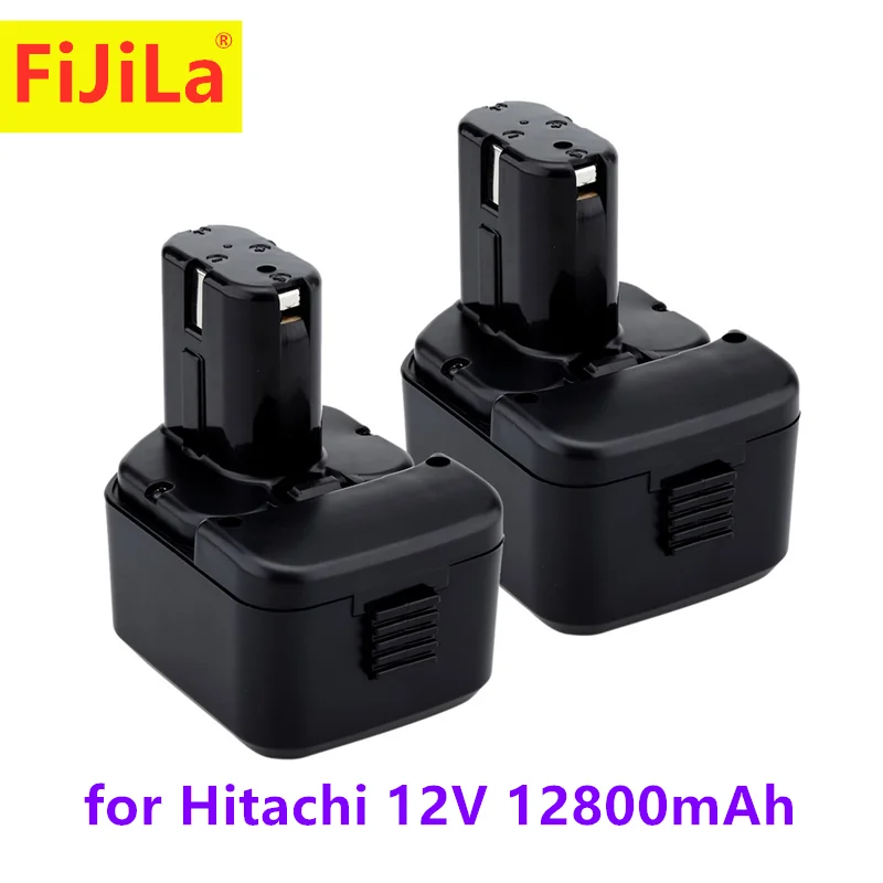 New Quality 12800mAh 12V 12.8Ah Battery for Hitachi EB1214S 12V ...
