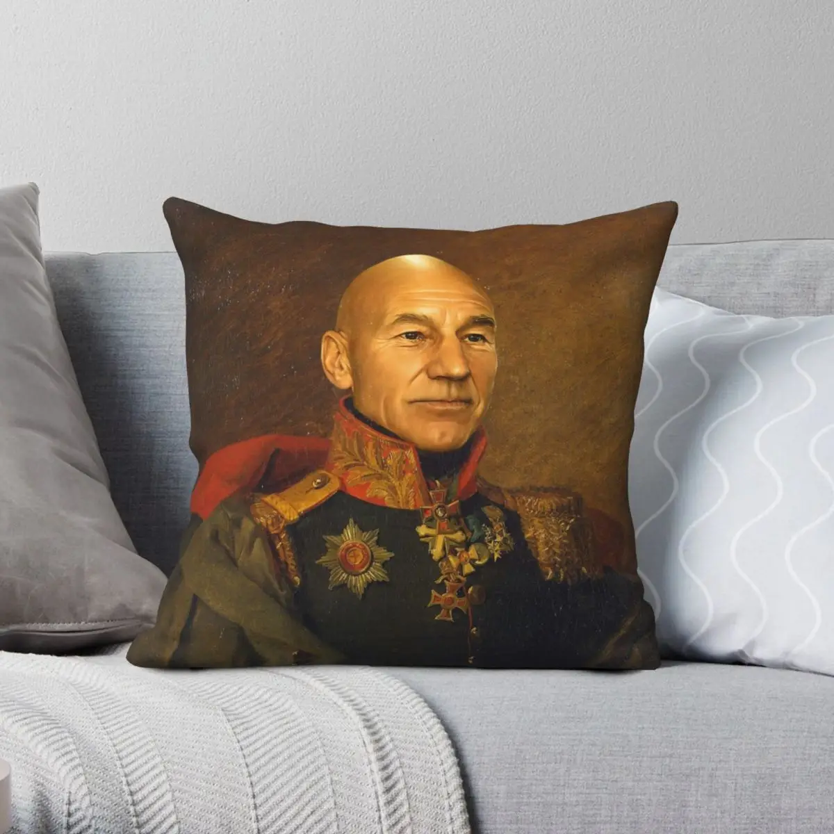 Sir-patrick-stewart-obe-replaceface-quadrado-fronha-poli-ster-linho ...