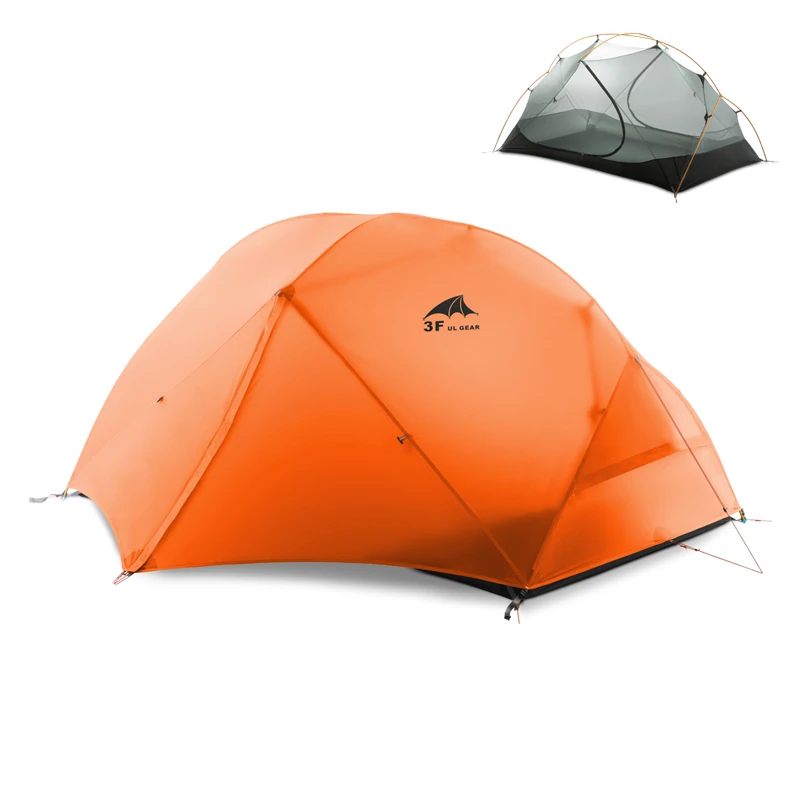 3f Ul Gear Camping Tent 3-4 Season 15d Outdoor Ultralight Silicon ...
