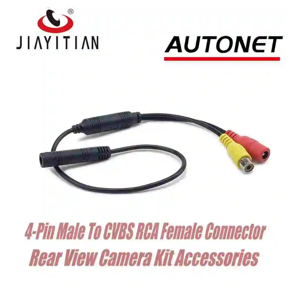 JIAYITIAN For DIY rear view Backup Reverse Camera 4 Pin Male To CVBS ...