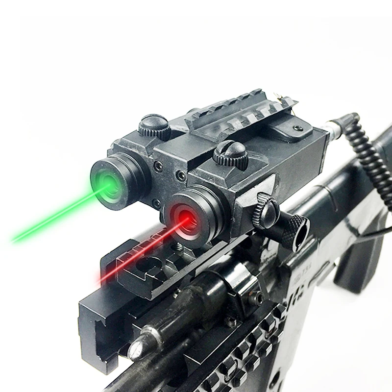 LS 2L1 militar tático duplo feixe laser ponteiro caça rifle militar do ...