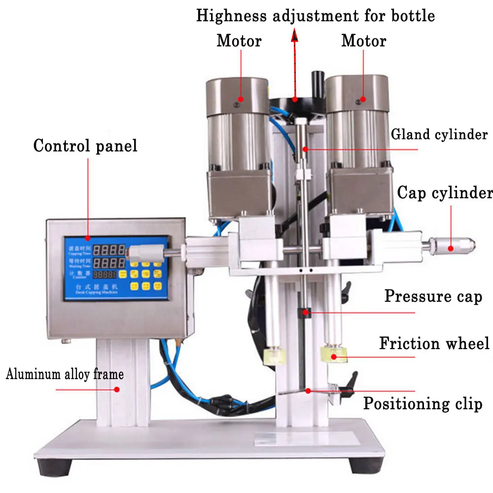 Cosme bottles cap sealing machine automatic Electric Spray bottle ...