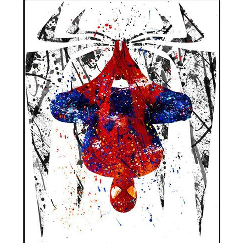 Spiderman Abstract Art
