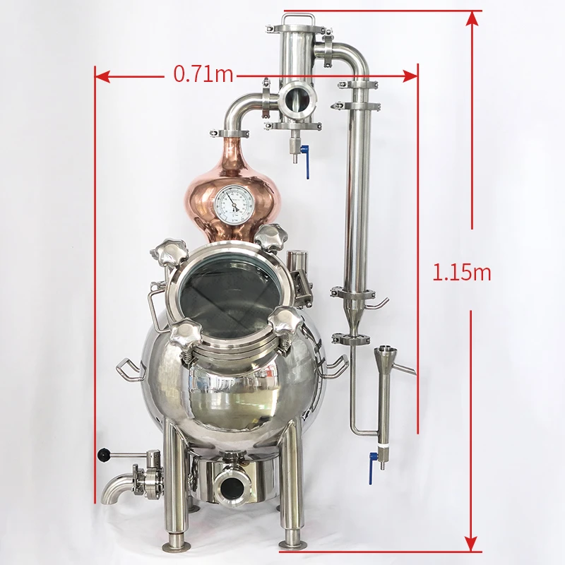 42L HOOLOO Distiller D42 Brewer Whisky Brandy Vodka Rectification ...