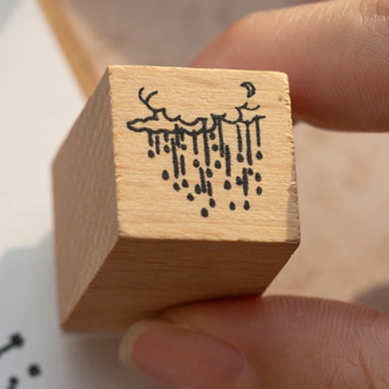 16 шт./лот, винтажные декорации с изображением планеты, Луны, облака ...