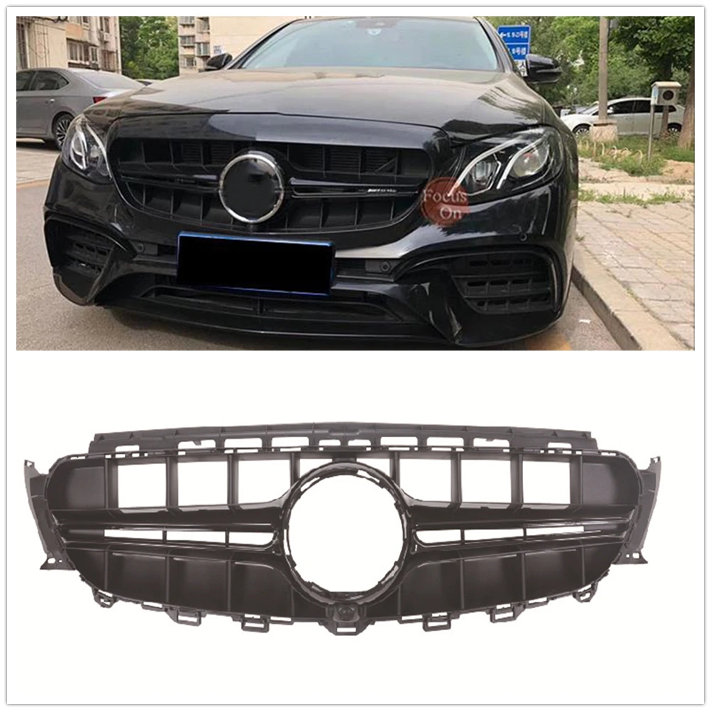 AMG-Style-Front-Grille-For-Mercedes-Benz-E-Class-W213-2016-2020-Silver ...