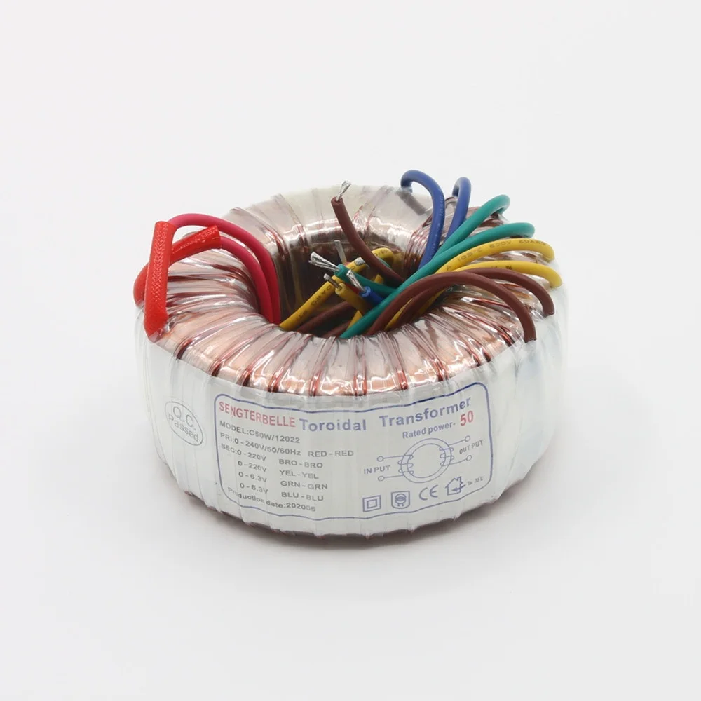 50w Pure Copper Toroidal Transformer Audio Amplifier Power Supply Psu ...
