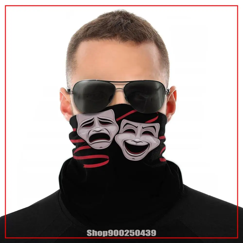 Comedy-And-Tragedy-Theater-Masks-bandanas-bandana-scarf-DIY-As-Face ...