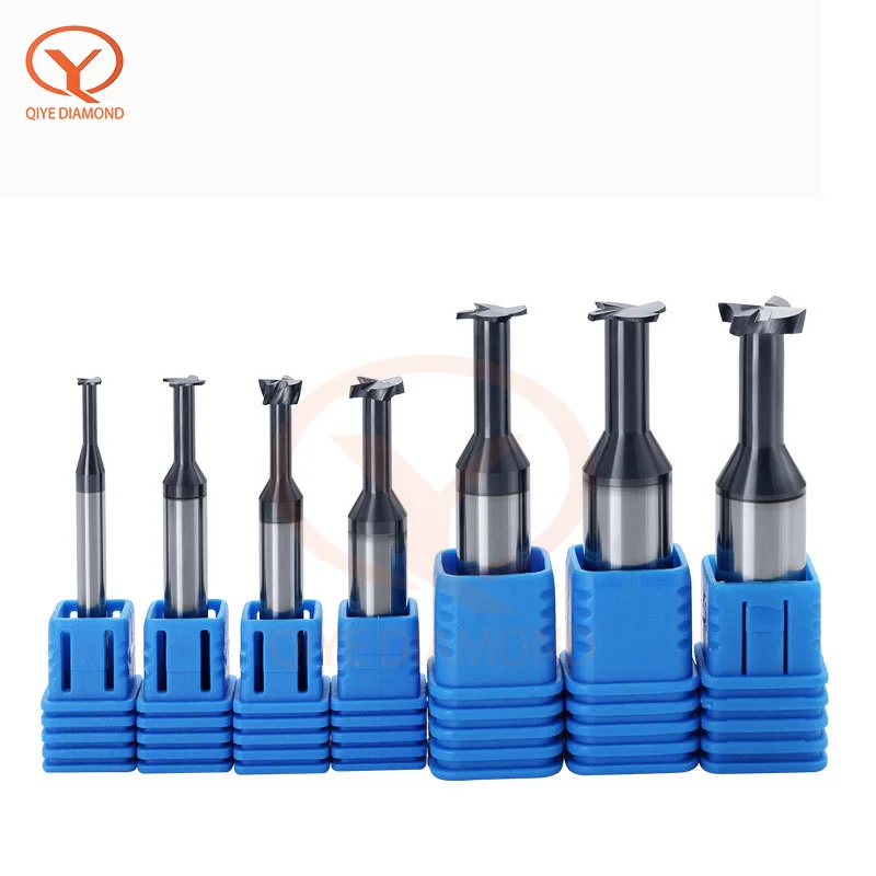 Carbide T type milling cutter tungsten steel coated T type slot cutter ...