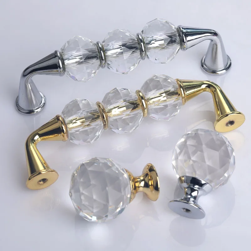 96mm fashion deluxe transparent crystal wine cabinet kitchen cabinet ...