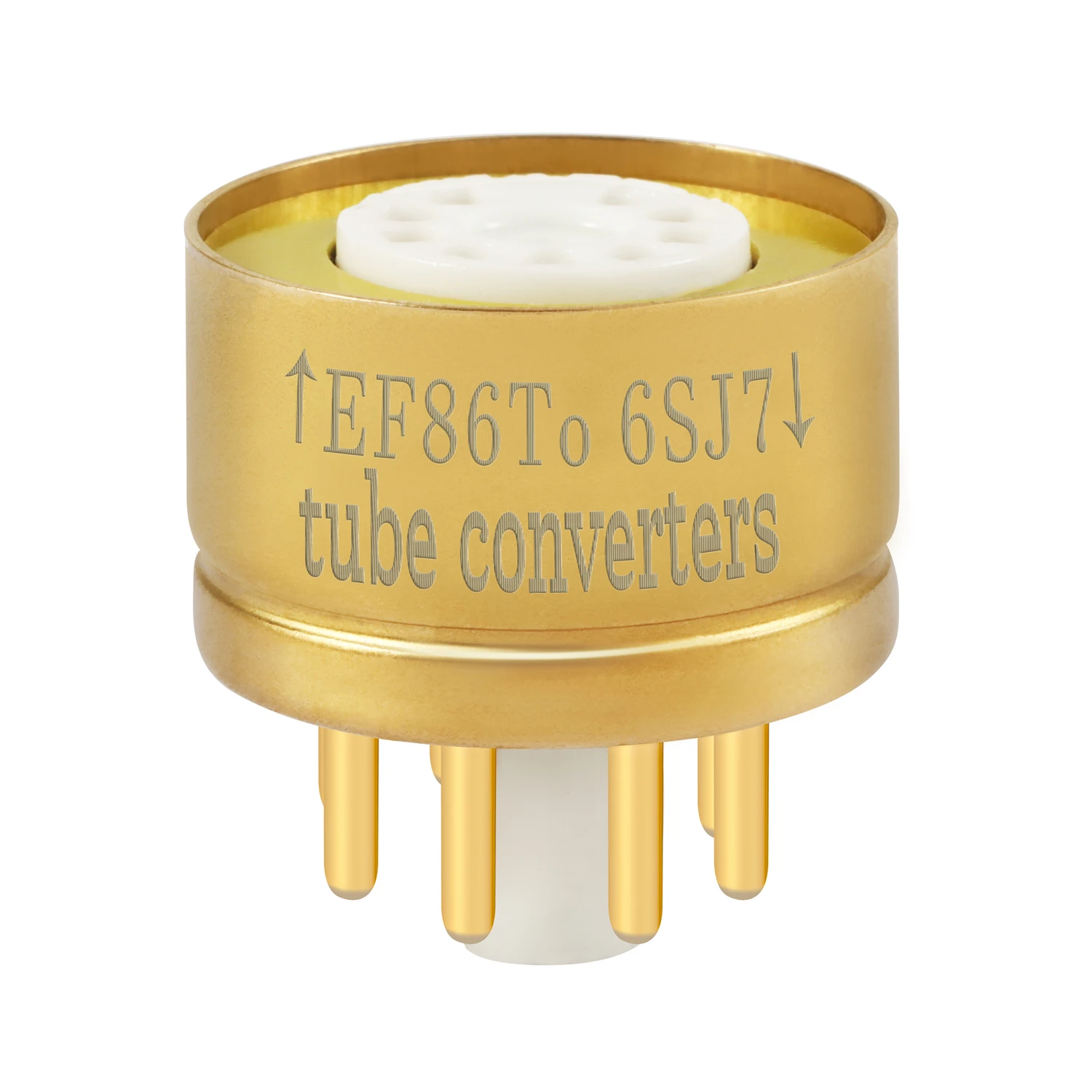 Amptata Ef86 Replace 6sj7 6j8p 6*8 Vacuum Tube Socket Adapter Diy Valve ...