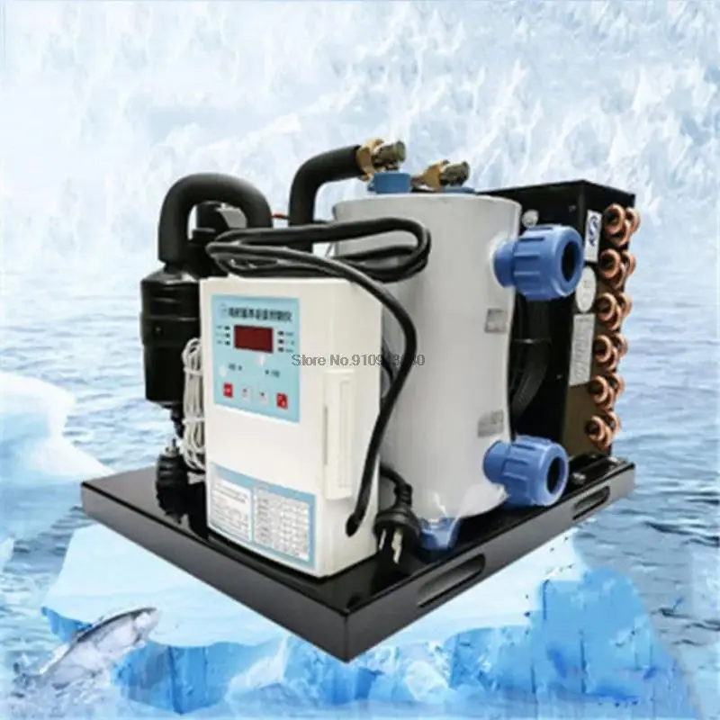 Seafood-Pool-Fish-Tank-Water-Chiller-Industrial-Aquarium-Chiller-750W ...