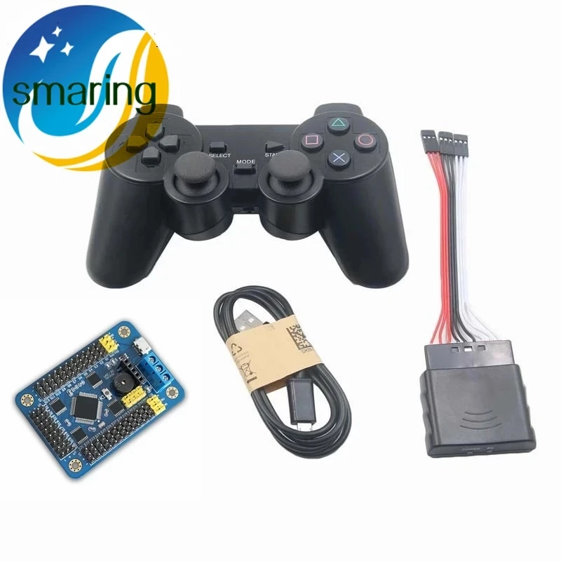 32 Channel Servo Control Board & Robot PS2 Controller & Receiver Handle ...