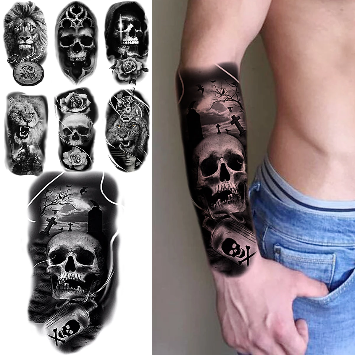 Skull Tattoos For Men On Arm
