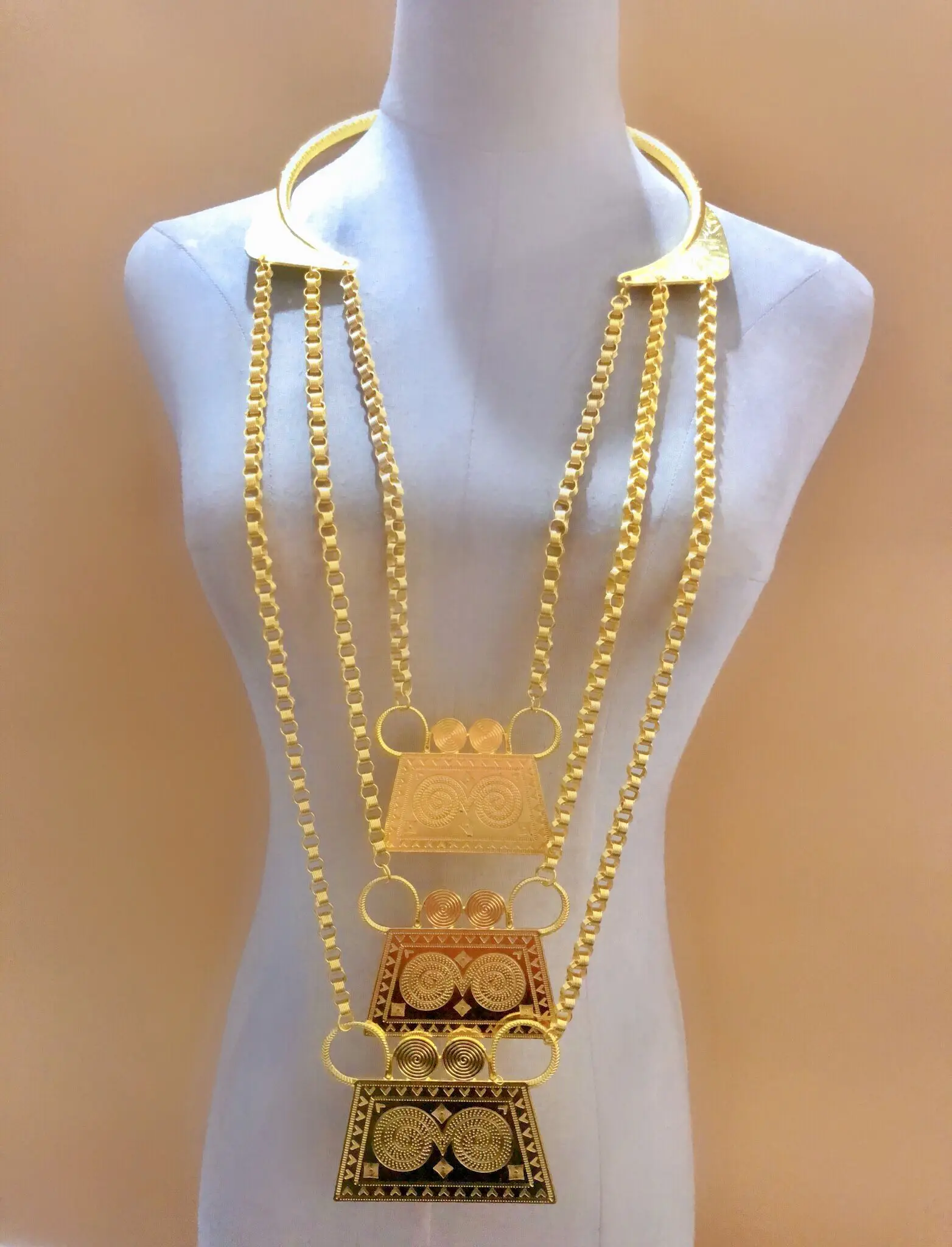 Happy New Year Necklace | Hmong Necklace Xauv | Hmong Miao Necklace ...