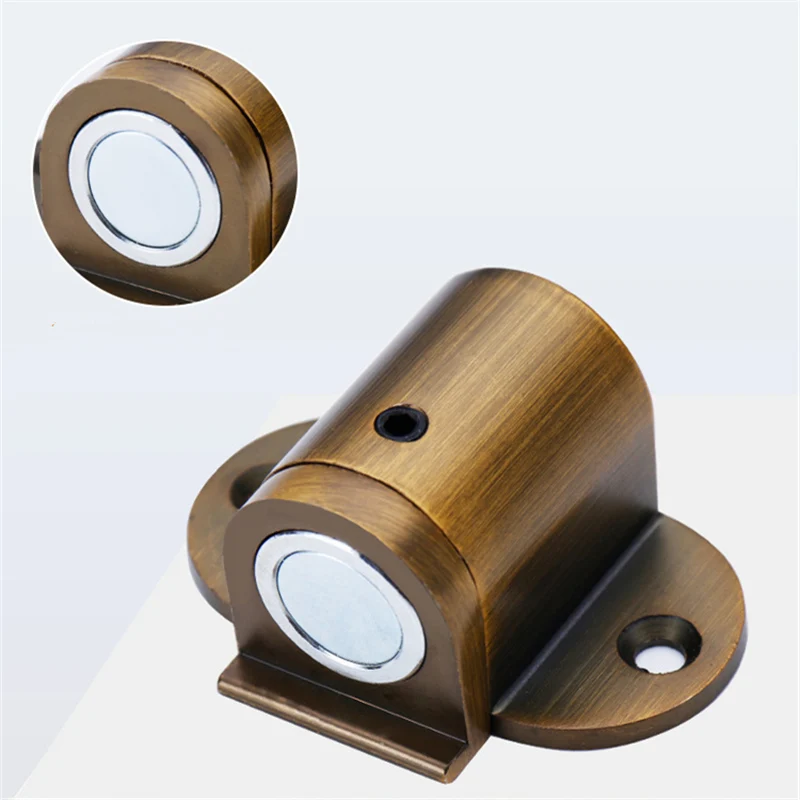 CALE-PORTE,Bronze--butoir de porte réglable en acier inoxydable ...